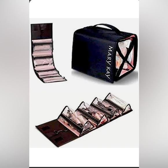 Mary Kay | Bags | New Mary Kay Travel Roll Up Bag Hanging Makeup ...